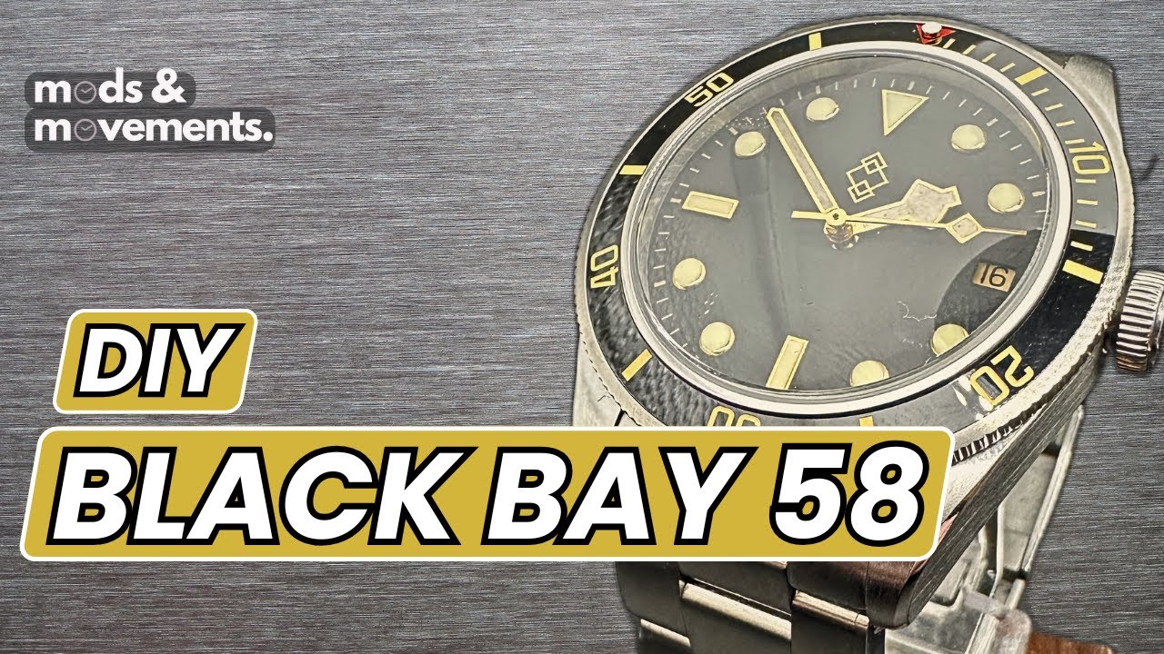 DIY Black Bay 58 Homage | PT5000 Tudor Mod Build - YouTube
