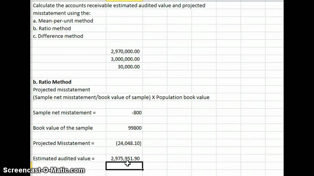 Audit sampling risk - YouTube
