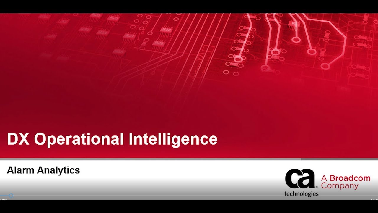 DX Operational Intelligence: Alarm Analytics - YouTube