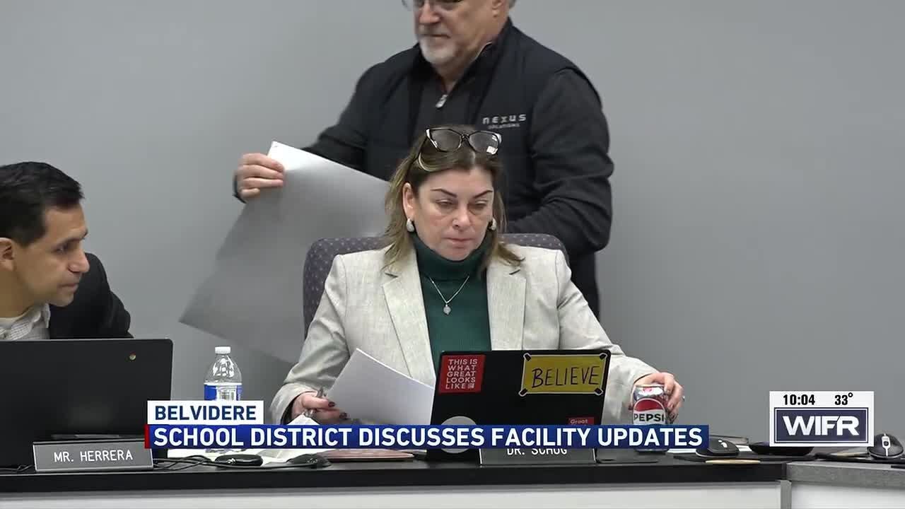 Belvidere school board discusses facility updates - YouTube