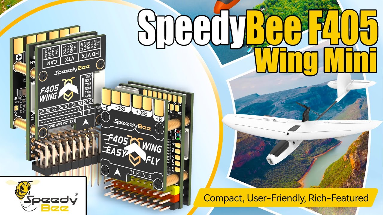 SpeedyBee F405 Wing Mini Review and Specifications - YouTube