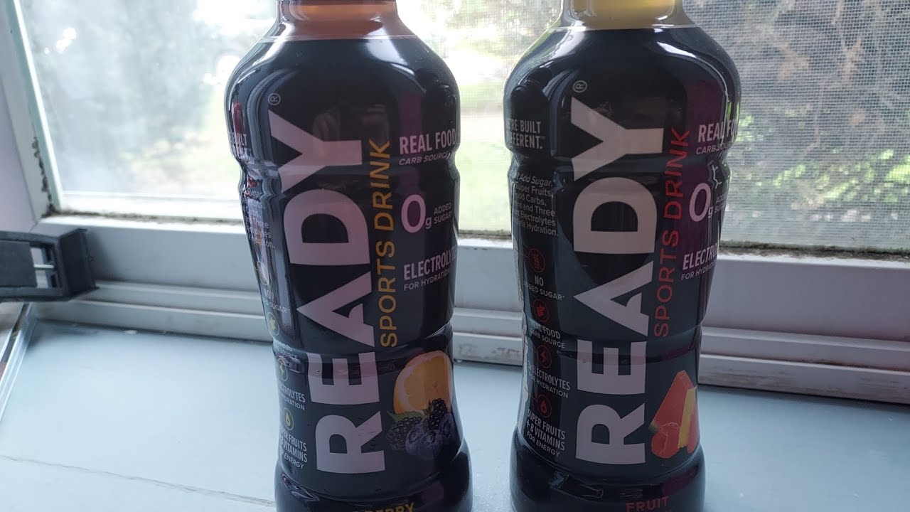 READY Sports Drinks Berry Lemonade & Fruit Punch Sip N Review - YouTube