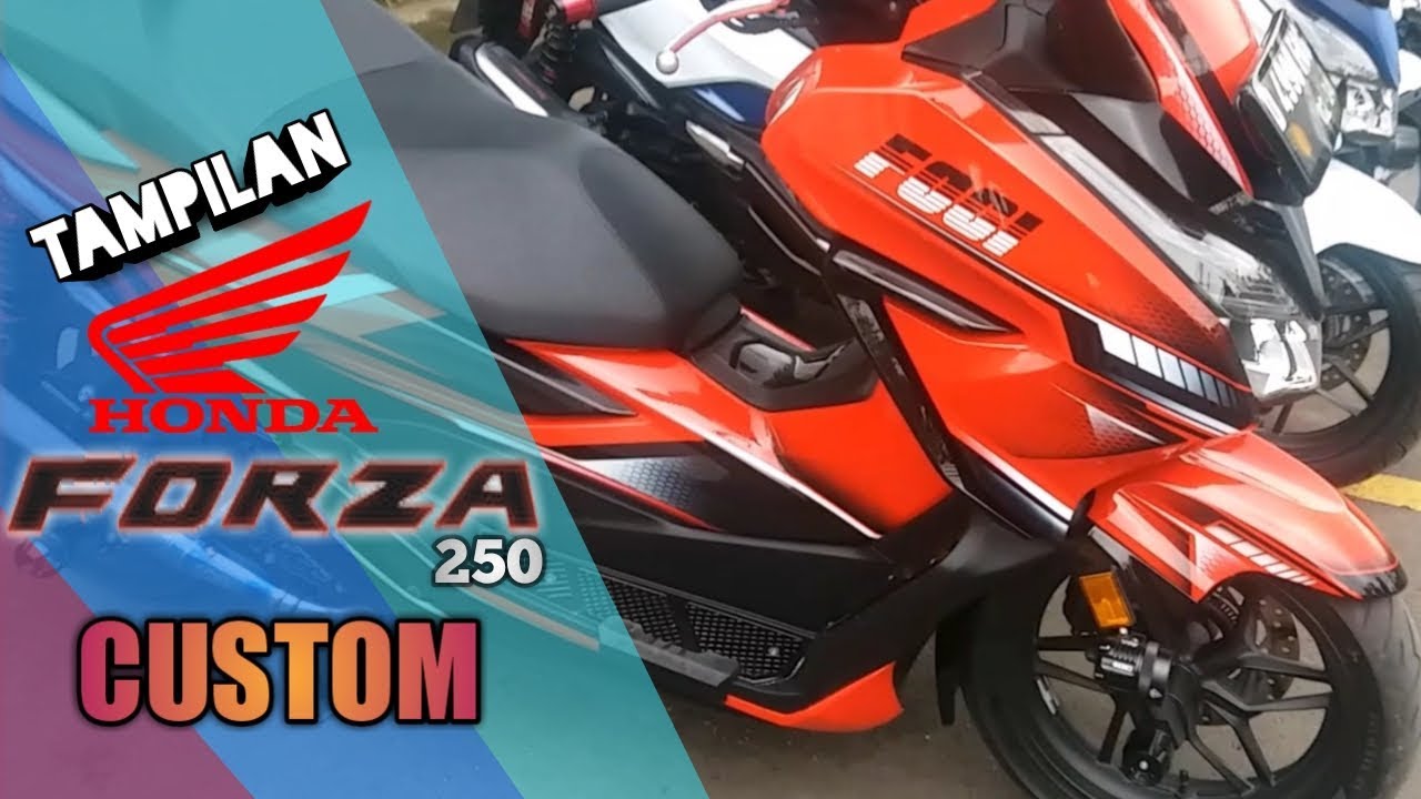 GOKIL ‼️ Honda Forza 250 Custom 👌 #viral #trending #honda #satuaspal # ...