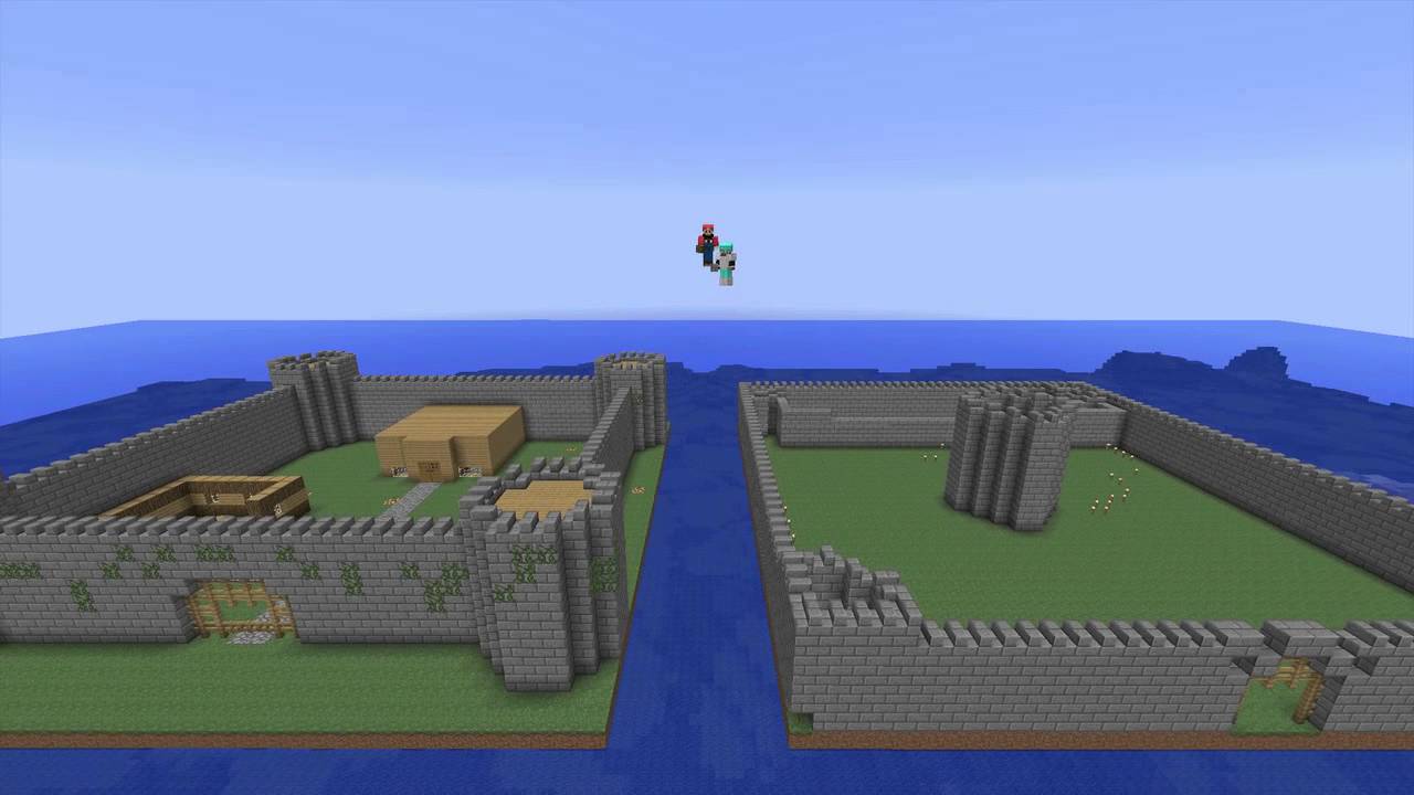 Minecraft | Creative Battle Timelapse Ep 1 - Castles! - YouTube