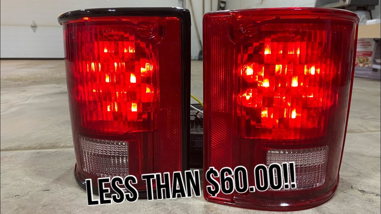 DIY LED Squarebody Chevy Taillights!! - YouTube