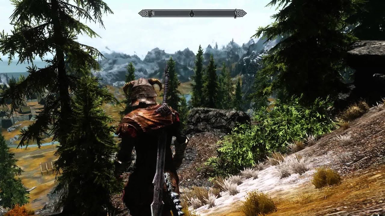 Skyrim Ultra Realistic Graphics Mods on GTX 670 - YouTube