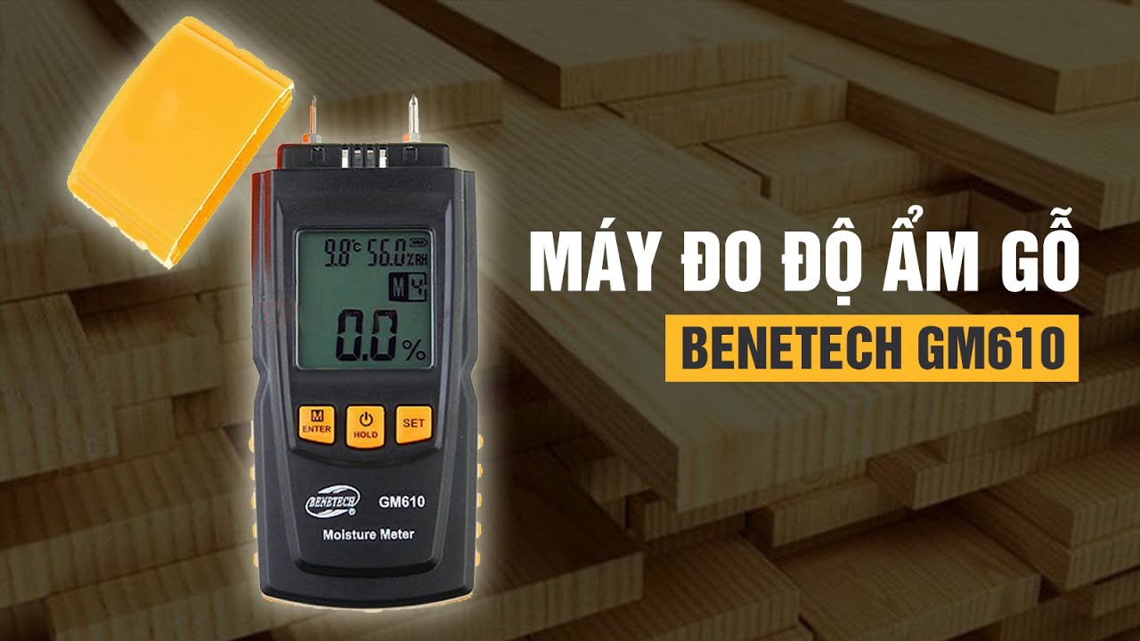 Máy Đo Độ Ẩm Benetech GM610 - YouTube