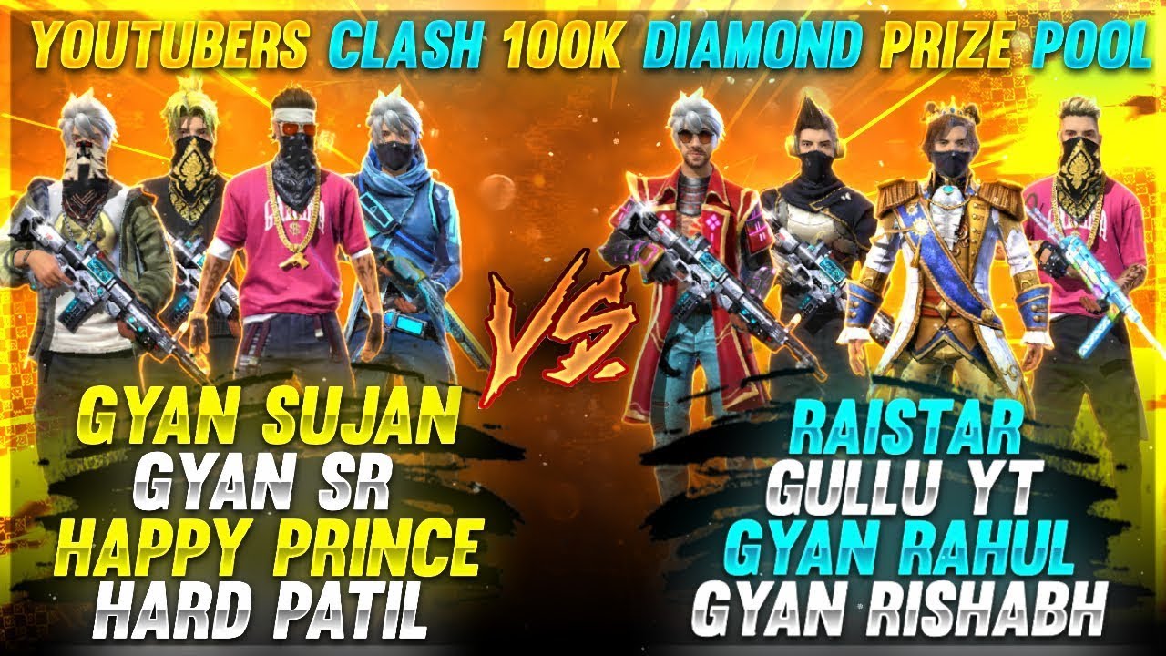 Raistar Squad Challenged 100k Diamond Prize Win Garena Free Fire - YouTube