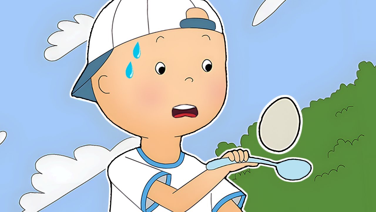 Sports Day | Caillou Cartoon - YouTube