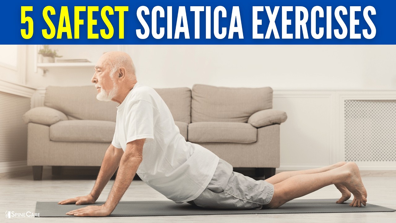 5 Safest Sciatica Exercises (FOR LONG LASTING RELIEF) - YouTube