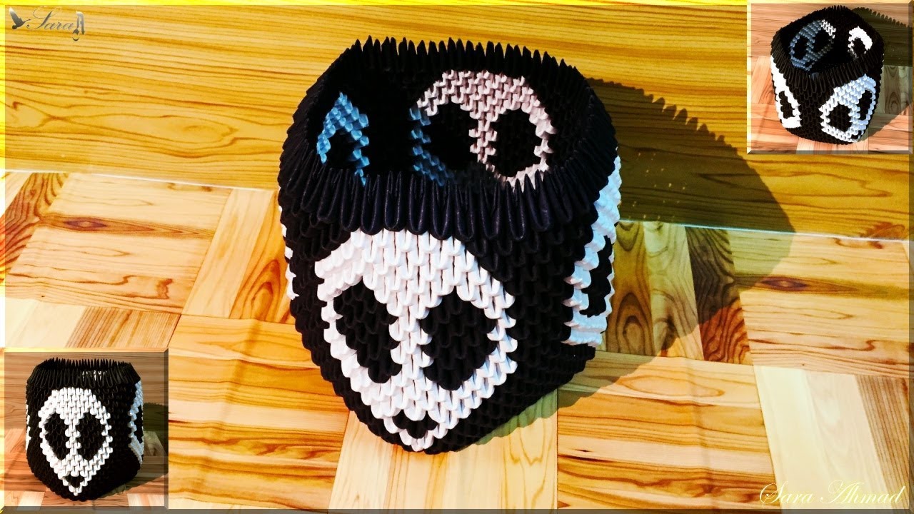 How to make 3d origami box 20 - YouTube