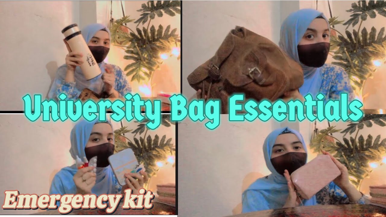 University bag essentials | College | | School | what's in my bag 💼 📚 🎒 ...