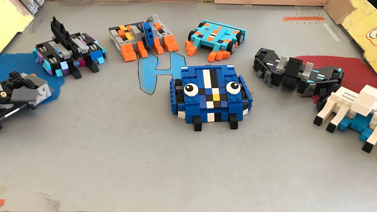 LEGO Battlebots Blip | Glitch | Ghost Raptor | Endgame | Defender | P1 ...