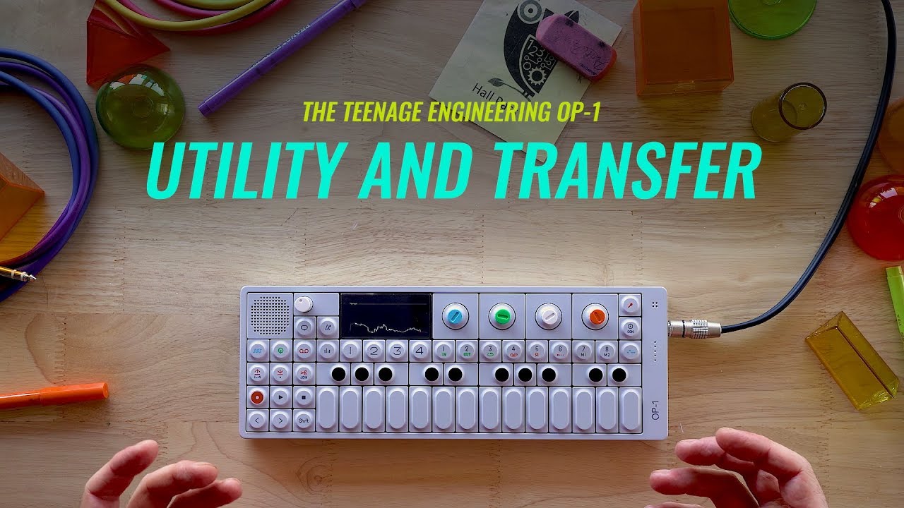 Teenage Engineering OP-1 | Utilities and Transfer - YouTube