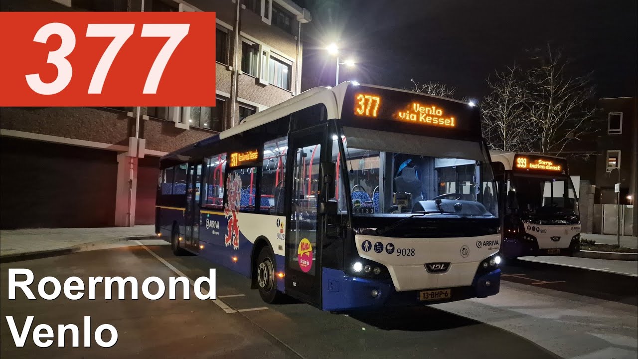 Arriva lijn 377: Roermond - Venlo | Arriva Limburg | Arriva 9028 | 2023 ...