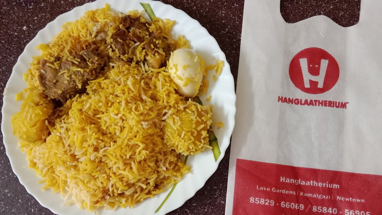 Hanglaatherium New Town Biryani Order from Zomato - YouTube