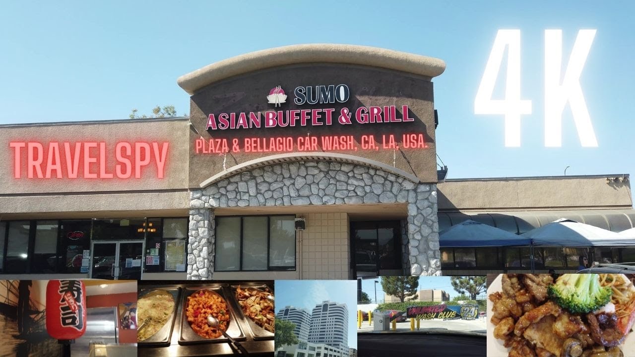 TravelSpy 4k Walkthrough: Sumo Asian Buffet Grill, Plaza & Bellagio Car ...
