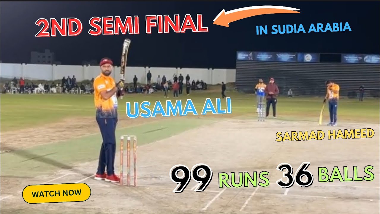 2nd Semi Final | Usama Ali, Sarmad Hameed & Captain Muzamil Kamoki ...