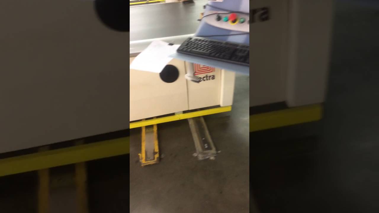 Lectra Vector MH8 hi ply cutter for sale. - YouTube