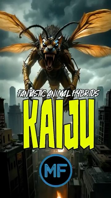 Fantastic Animal Hybrids-Kaiju 🔥#ai #kaiju #animalhybrid #shorts # ...