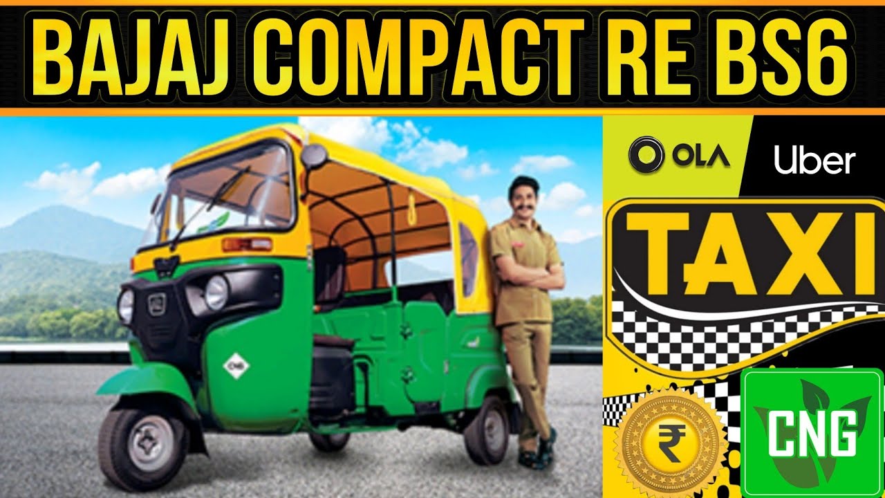 Bajaj Compact RE BS6 CNG 2023 To 2024 | Bajaj Compact RE On Road Price ...