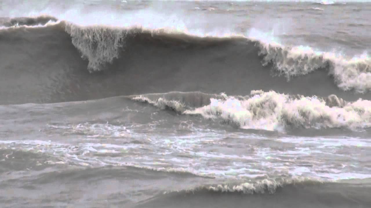Just Waves, Unusually High Waves on Lake Michigan Near Montrose Beach ...