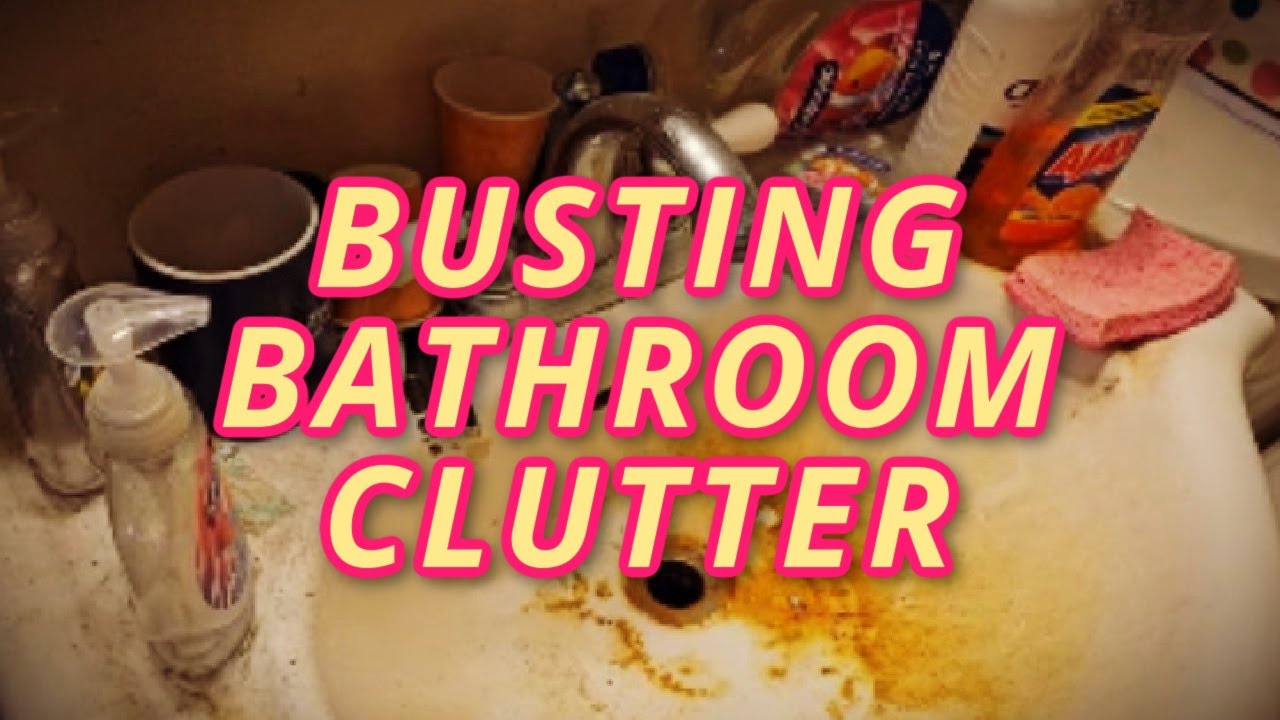 BUSTING THE BATHROOM CLUTTER | Collab with @ABeautifulMessExtremeCle ...