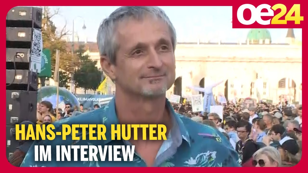 Hans-Peter Hutter | Fridays for Future-Demonstration in Wien - YouTube