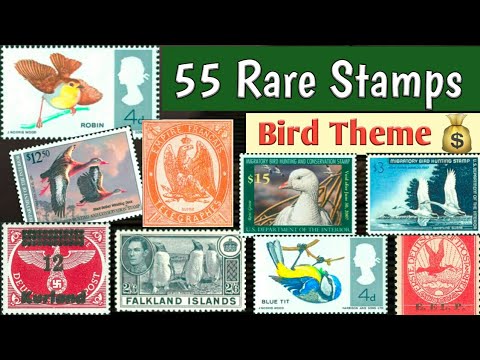 Bird Theme Rare World's Stamps Review - YouTube