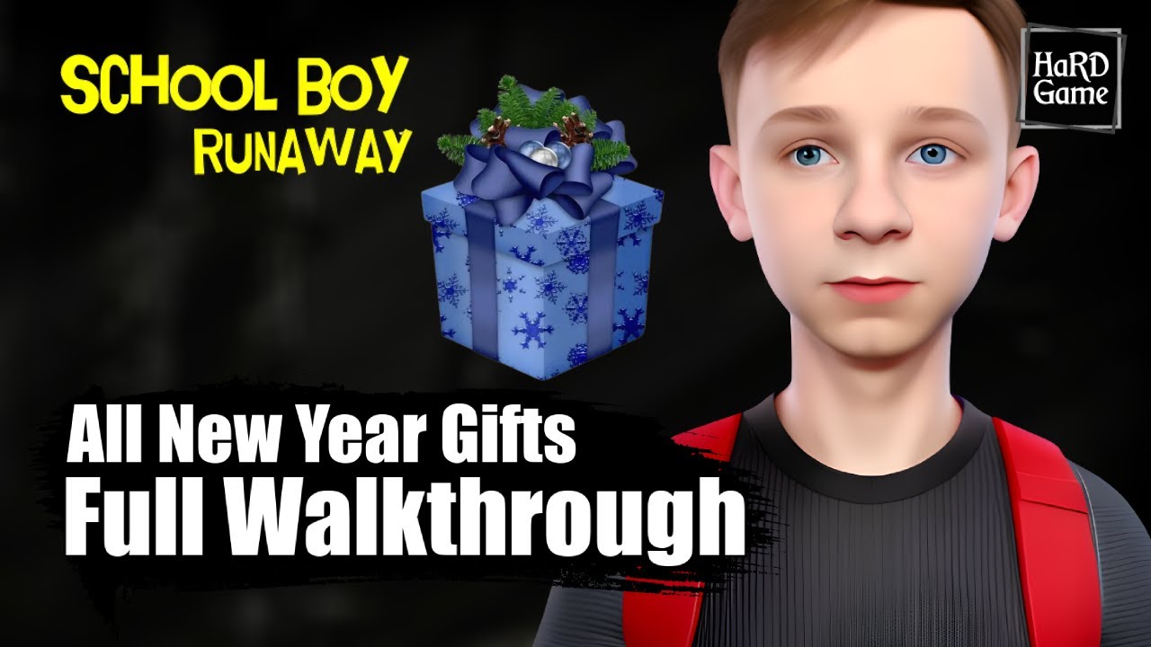 SchoolBoy Runaway — Full Walkthrough & All New Year Gifts - YouTube