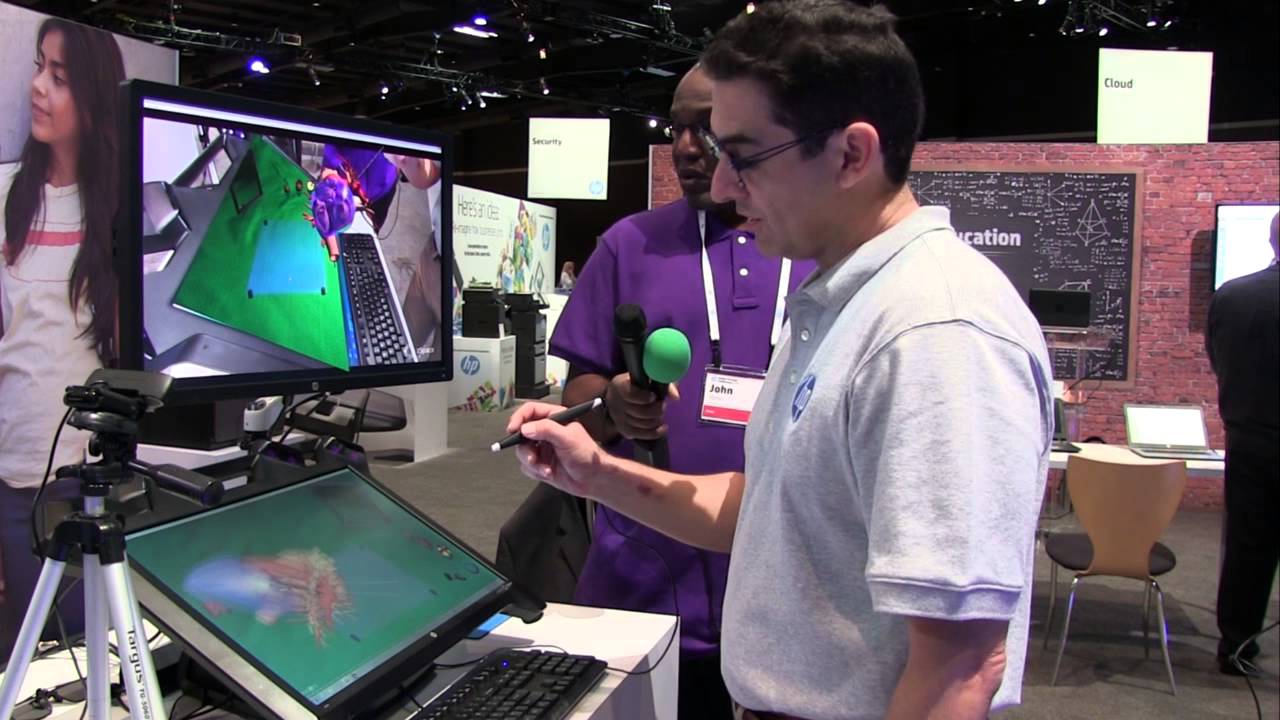HP Zvr Virtual Reality Display feature walkthrough - YouTube