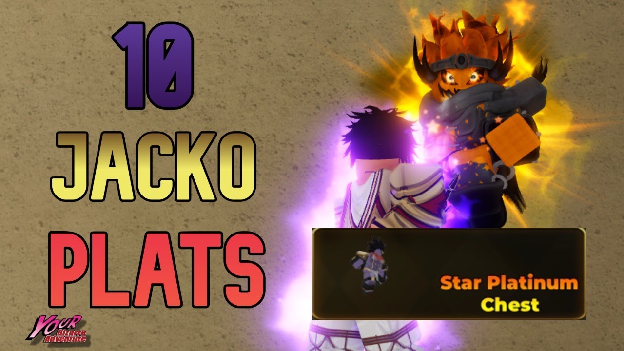 [YBA] I SPEND 10000 ROBUX AND GOT 12 JACKO PLATINUMS... - YouTube