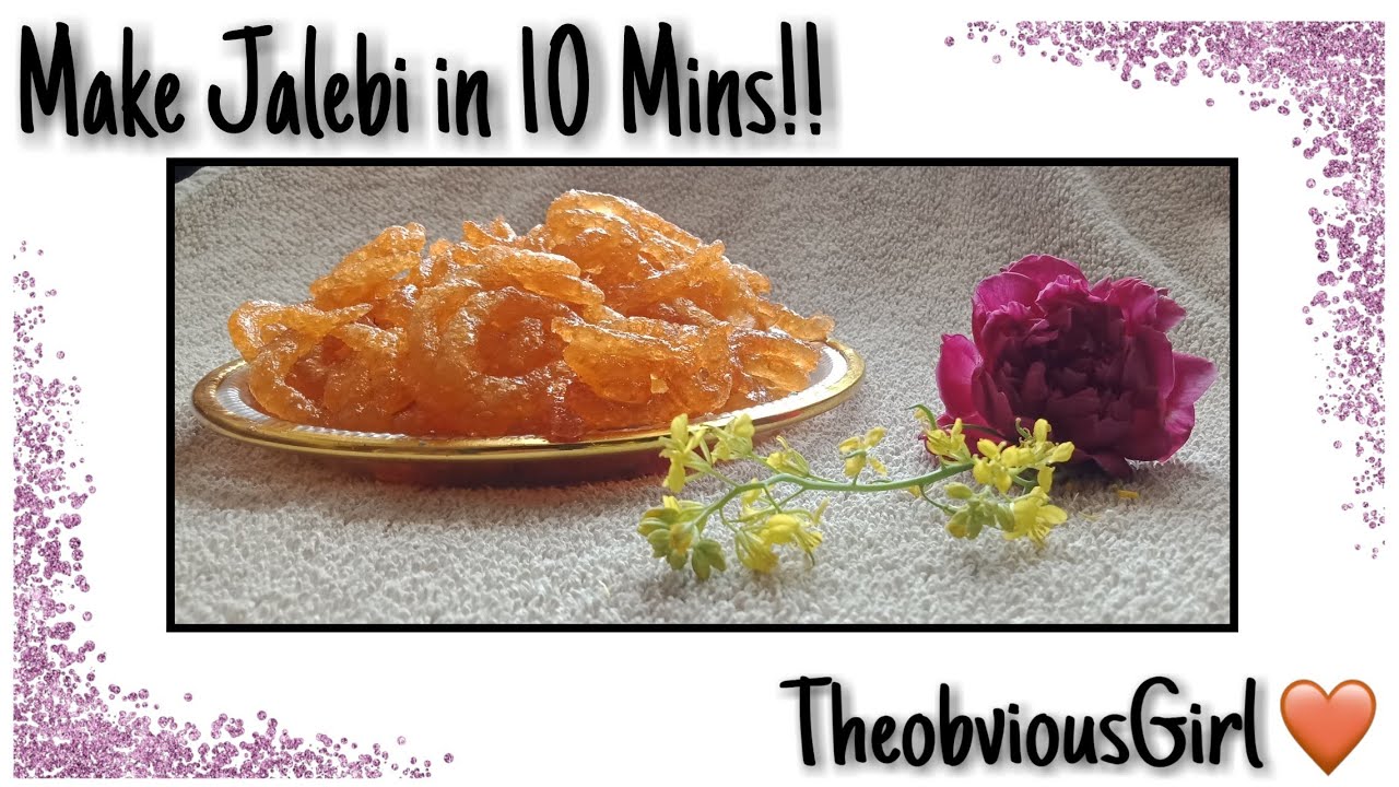 How to Make Jalebi/Jelabi at Home😋 in 10 mins!! || Tamil ...