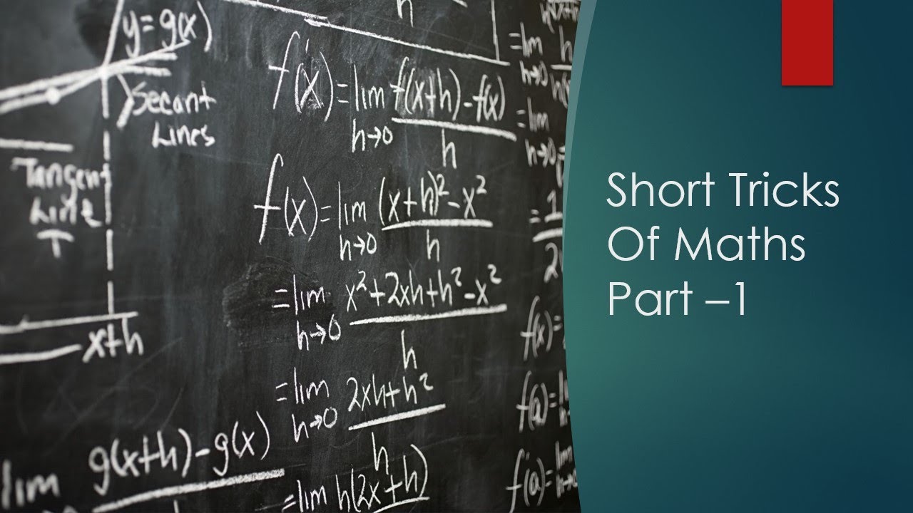 Short Tricks of Maths for Sqare Part -1 By Shiv Srivastava - YouTube