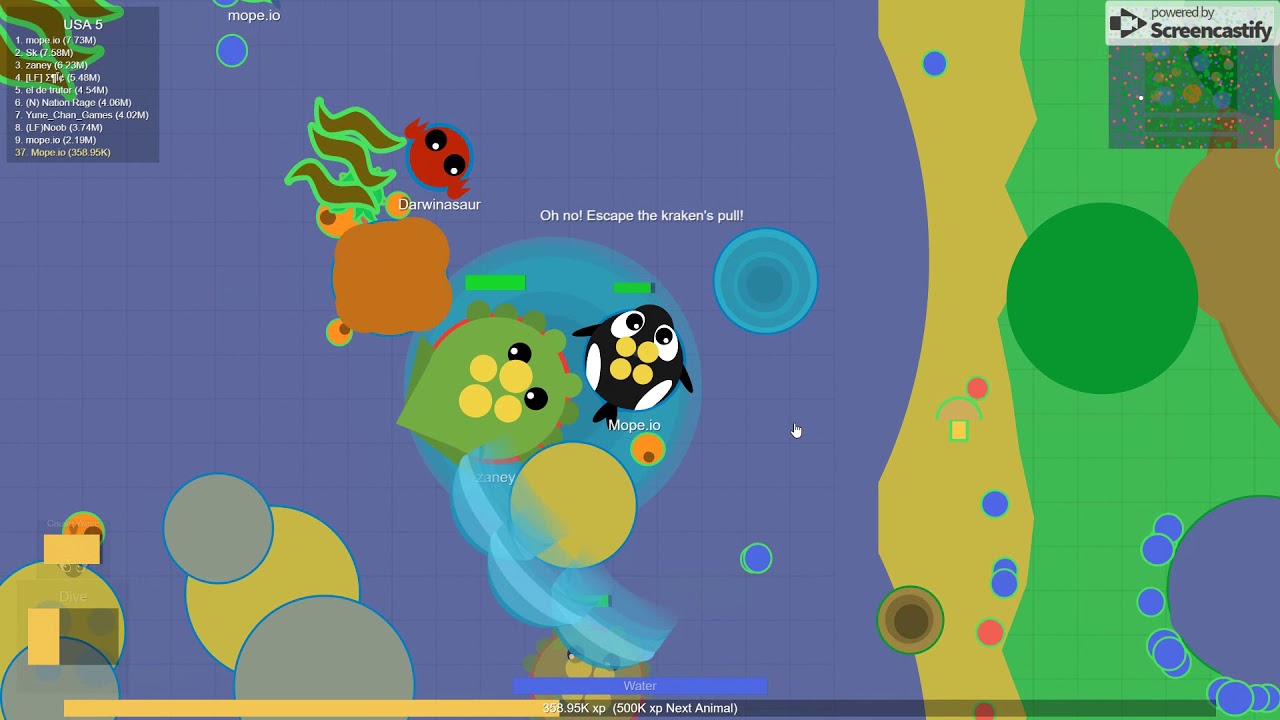 Mope.io Gameplay [Ocean] Part 3 - YouTube