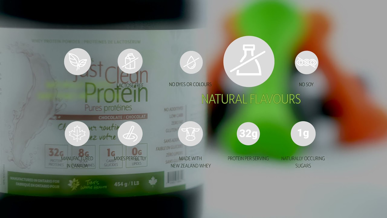 Just Clean Protein 30 Second Ad - YouTube