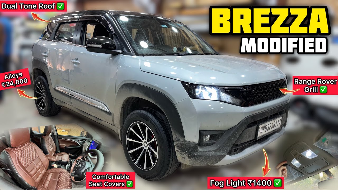 2025 Brezza LXI to ZXI Modified With Price Brezza Modified With Price ...
