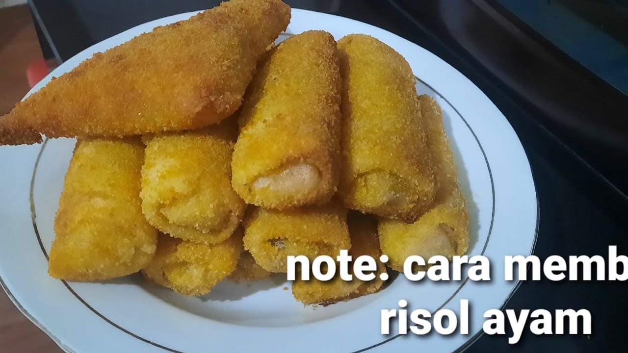 cara membuat risol ayam yg enak || bikin ketagihann cobain dehh!! - YouTube