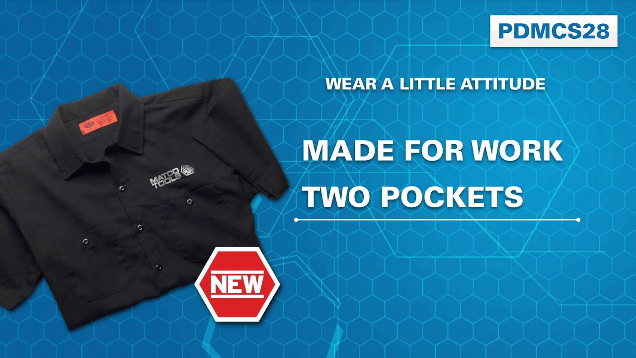Dickies Silvercharged Work Shirt - Matco Tools - YouTube