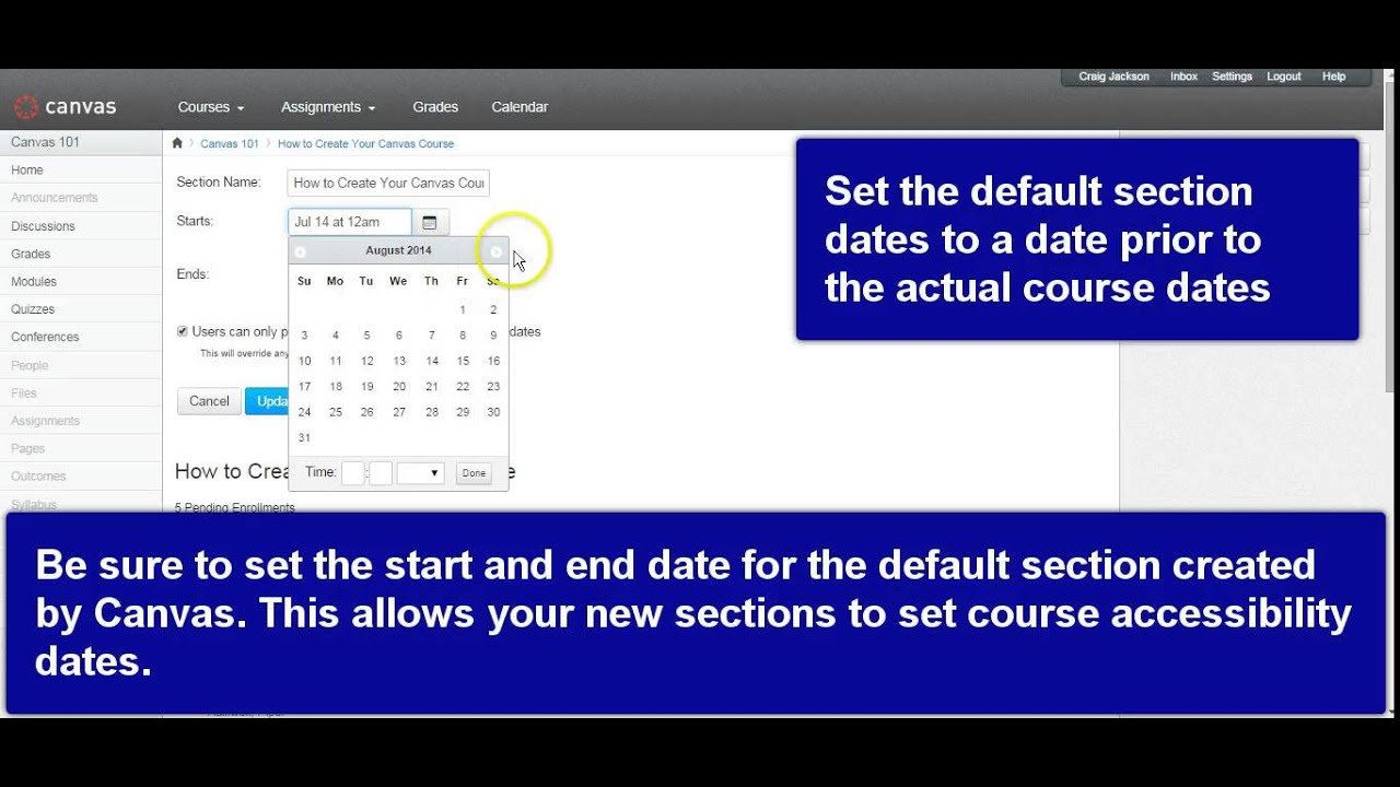 How to Create Sections and Batch Enroll Users in Them - YouTube