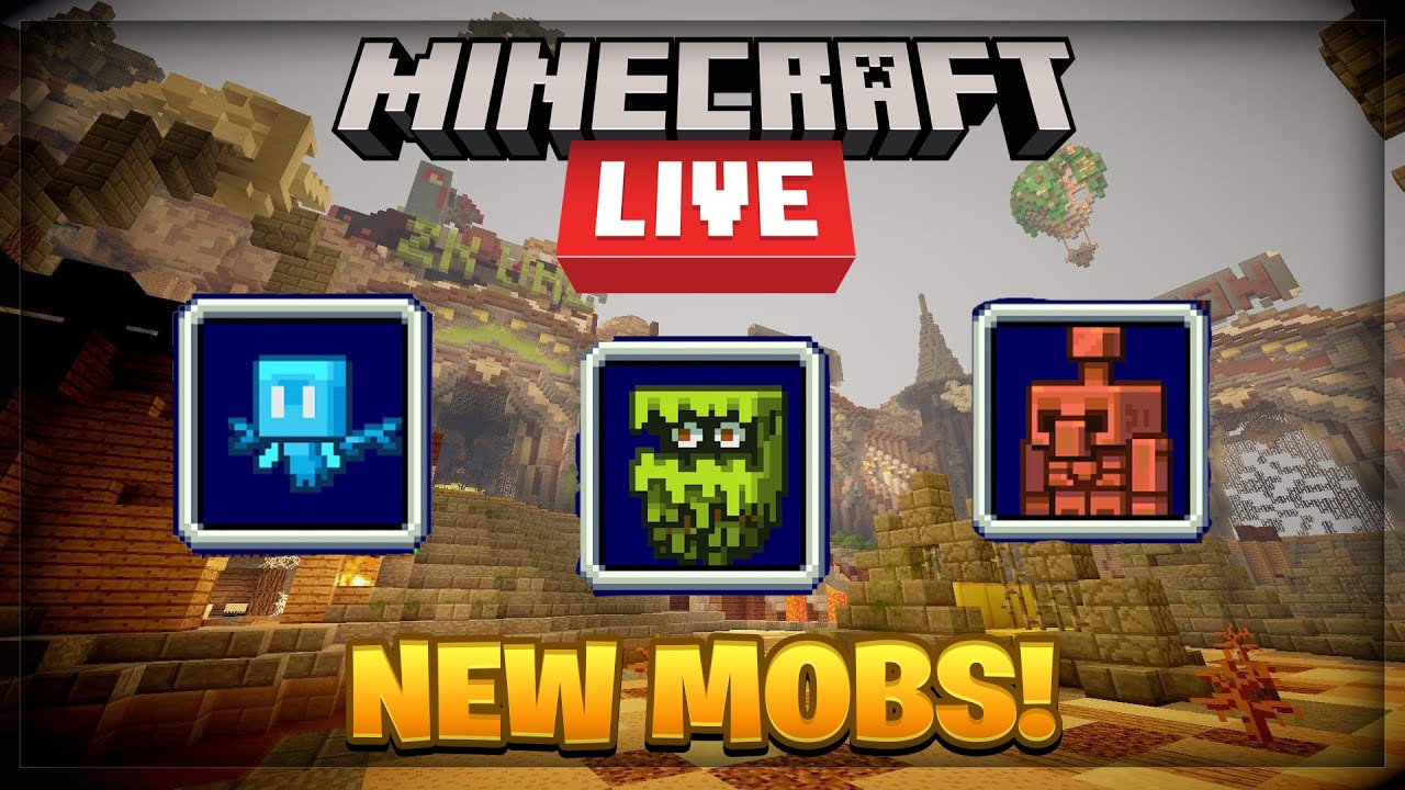Minecraft Live 2021 *NEW* Mobs Explained and How Can you Vote - YouTube