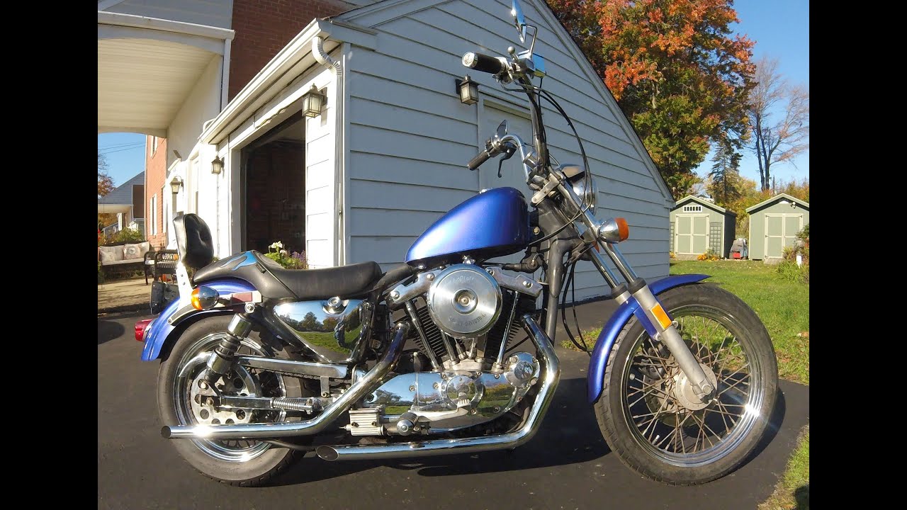 Ironhead Sportster walkaround Harley Davidson XLH 1000 - YouTube