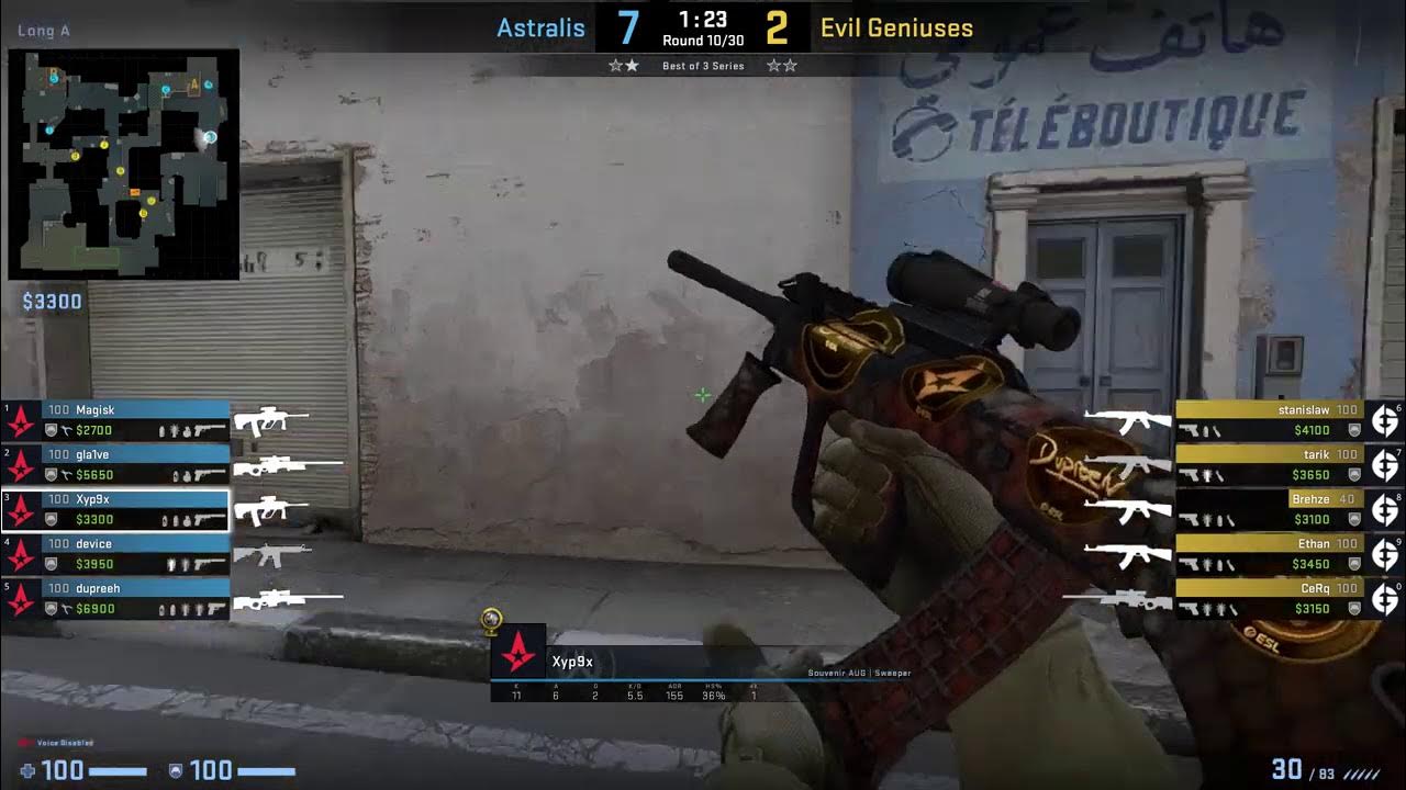 CS:GO POV Demo Astralis Xyp9x (26/10) vs Evil Geniuses (de_dust2) - YouTube
