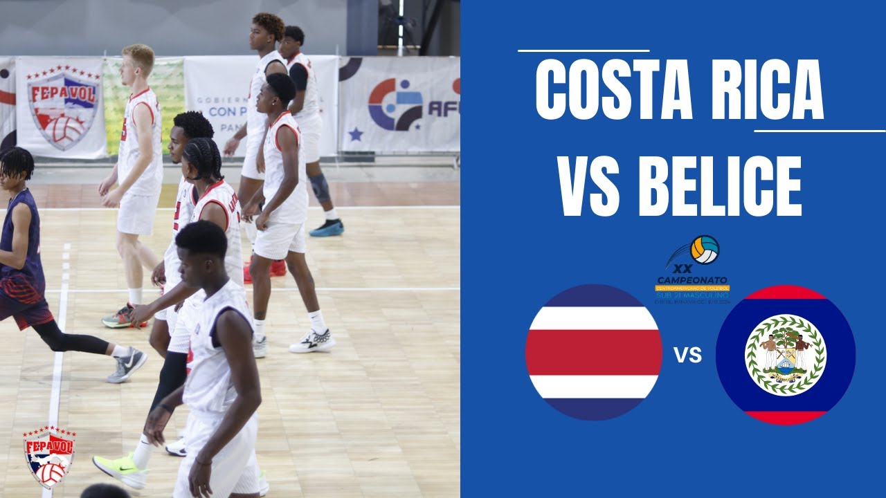 COSTA RICA VS BELIZE CENTROAMERICANO SUB 21 MASCULINO - YouTube