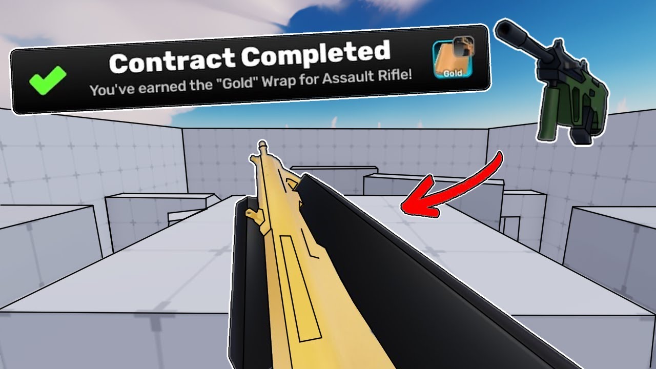 So I got gold wrap on AR in Rivals!!! (Roblox) - YouTube