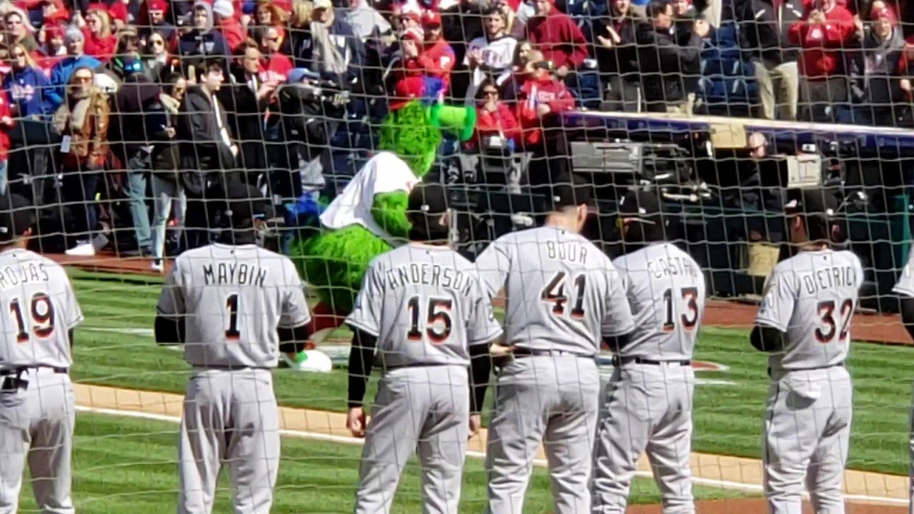 Phillies Home Opening Day Game 04 05 18 - YouTube