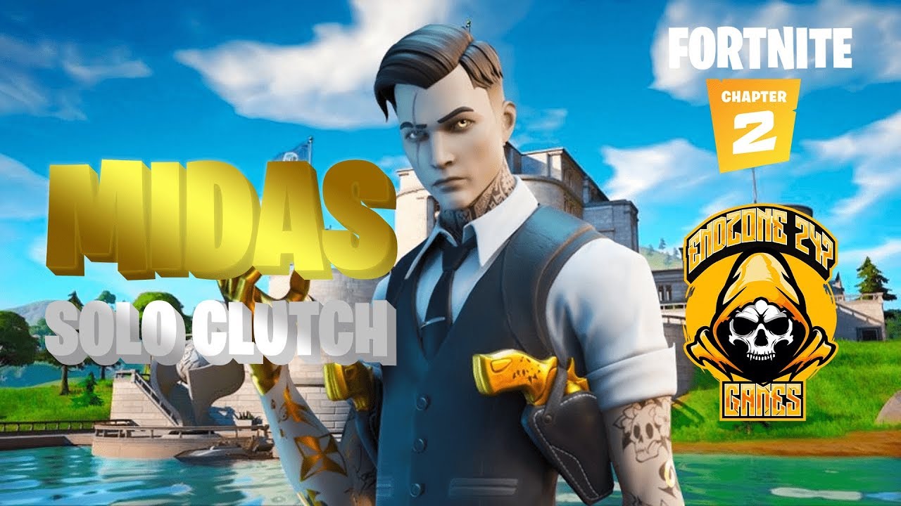 Fortnite Battle Royale Midas Solo Clutch Against Sweaty Soccer Skin