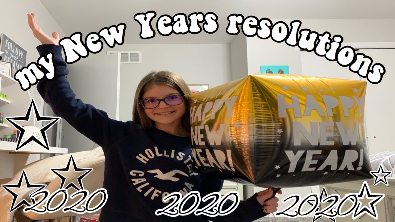 My New Years Resolutions for 2020 - YouTube