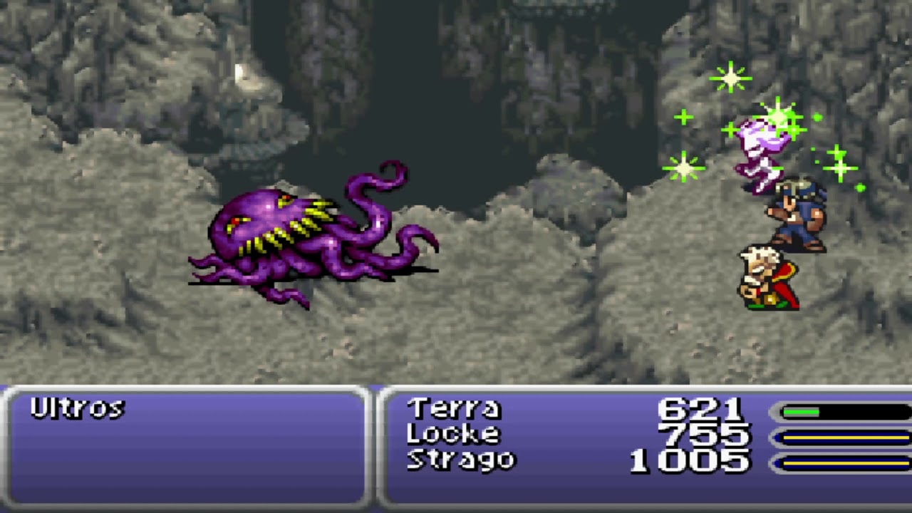 Final Fantasy VI Advance - Ultros (3rd fight) - YouTube