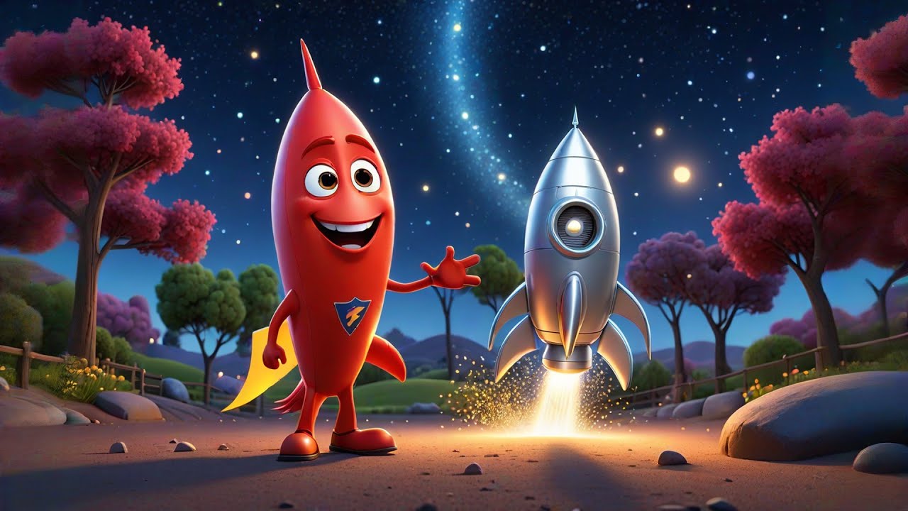 Five Little Rockets Zooming High | Exciting Space Song for Kids | Fun ...